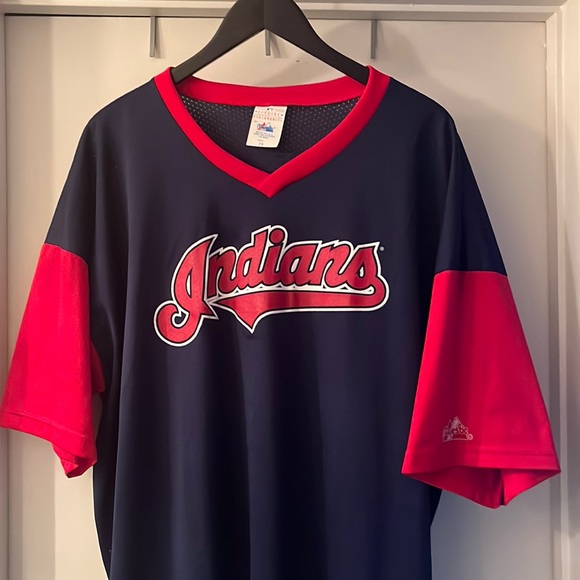 Majestic | Shirts | Vintage Cleveland Indians Batting Practice Jersey ...